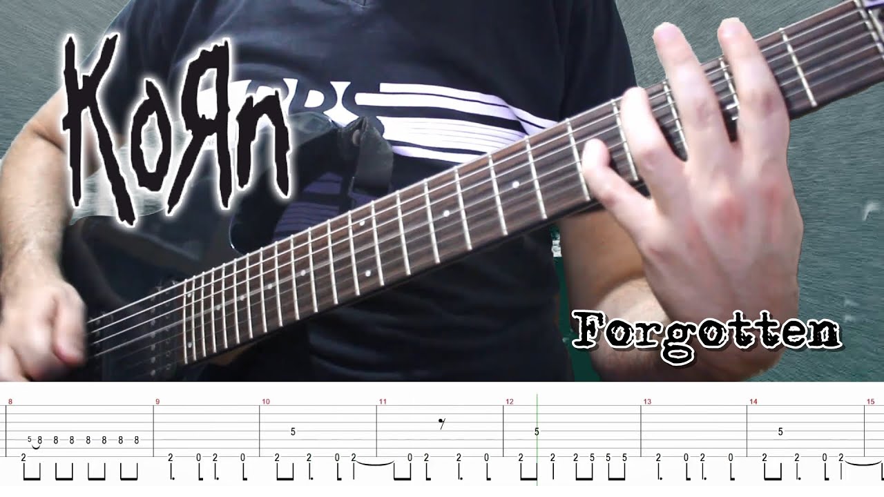 Korn - Forgotten (Guitar Cover + TABS) | [NEW SONG 2022] - YouTube