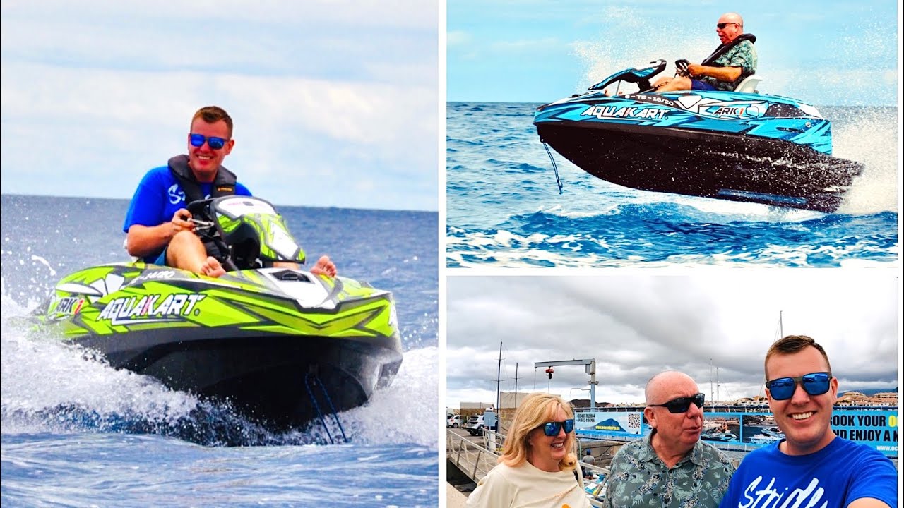 OCEANKARTS TENERIFE! Go-Karting in the Sea- FANTASTIC AQUAKARTS! - YouTube