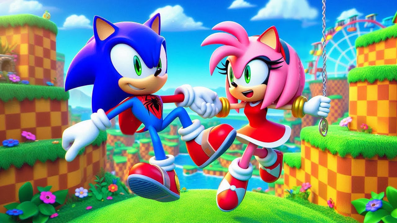 SONIC Turns Into SPIDERMAN & Rescue AMY From Danger?! | Sad Story ...