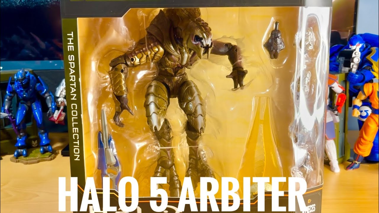 Halo 5 Arbiter Spartan Collection by Jazwares Figure Review - YouTube