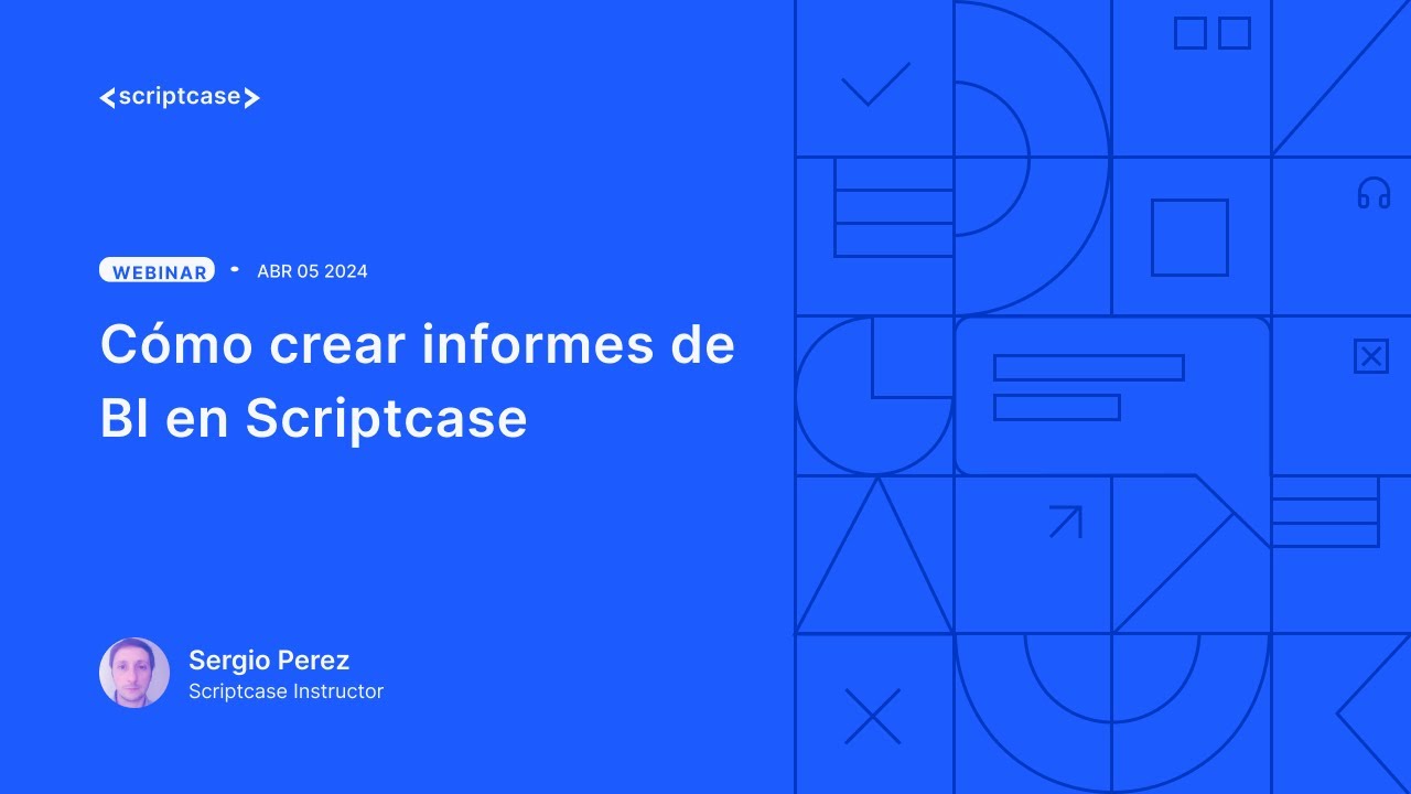 Scriptcase - Cómo crear informes de BI en Scriptcase 1/2 - YouTube