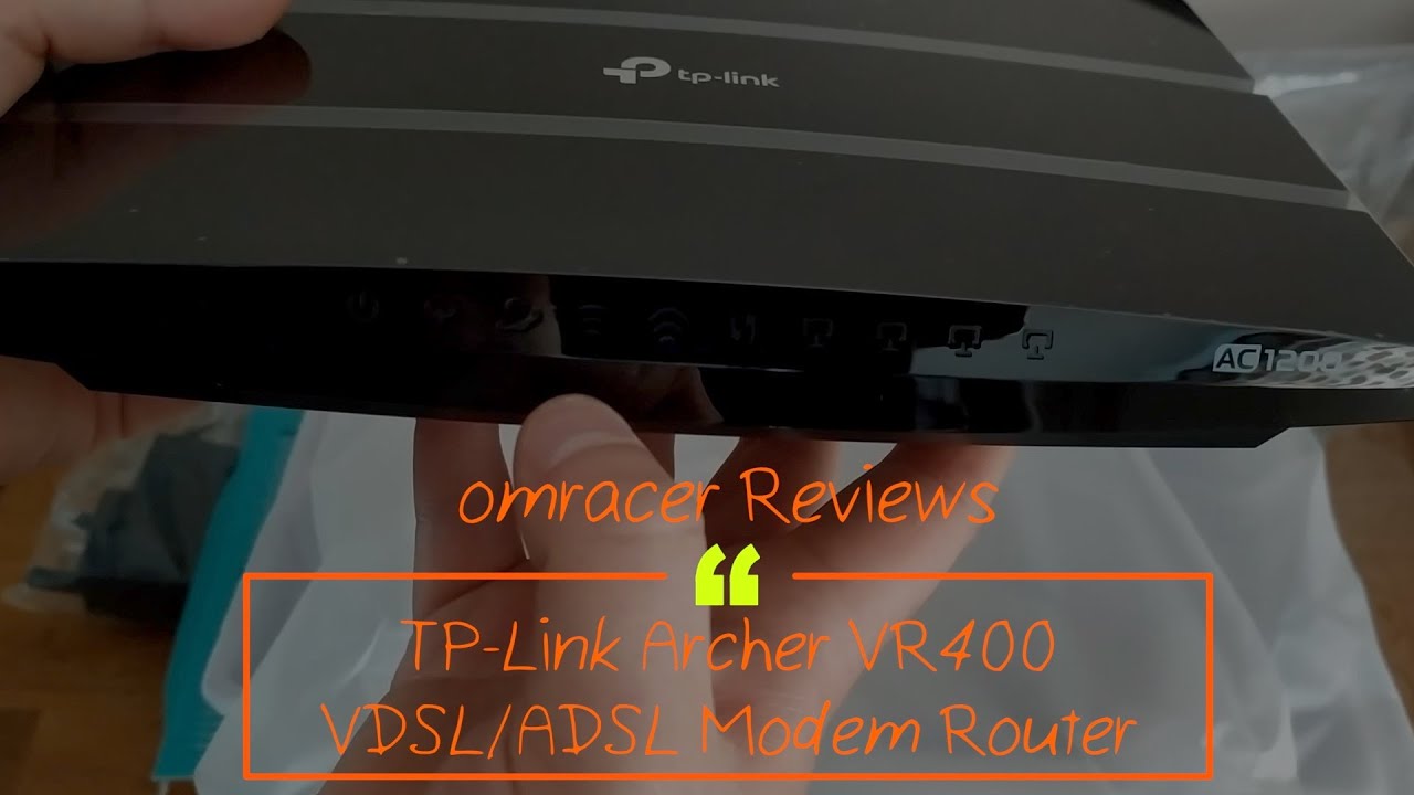 omracer Reviews:TP Link Archer VR400 - YouTube