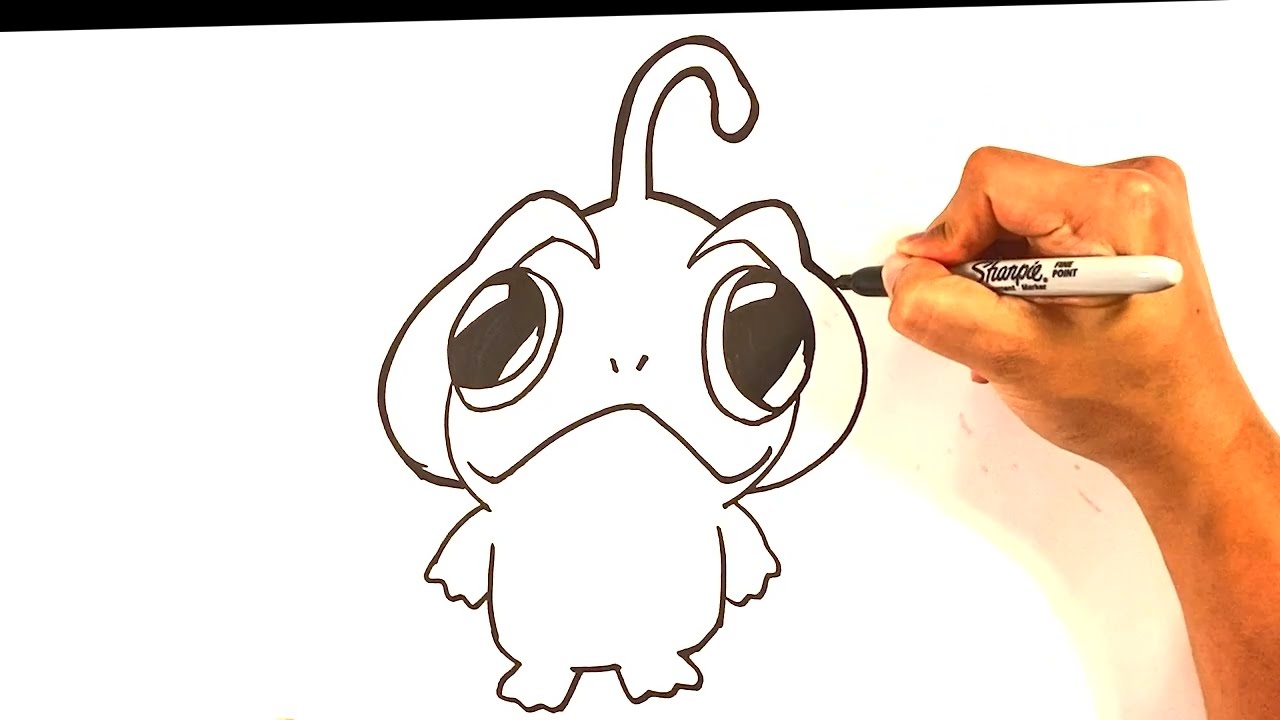 EASY How to Draw THE SEA BEAST - BLUE - YouTube