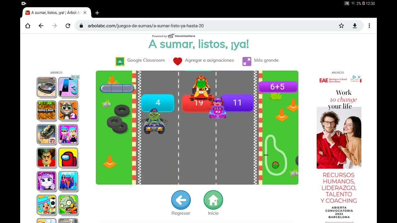 A sumar listos ya arbol abc educativo juego - YouTube