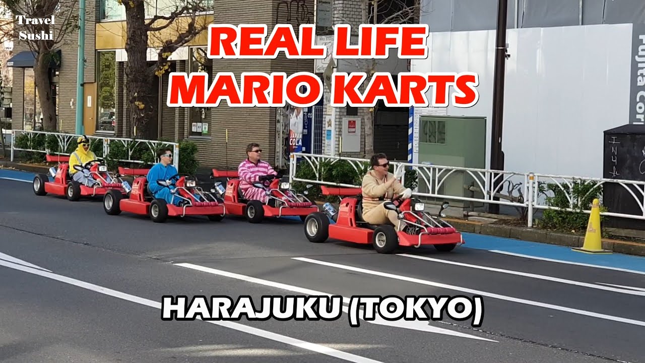 Real Life Mario Kart in Tokyo, Japan - YouTube