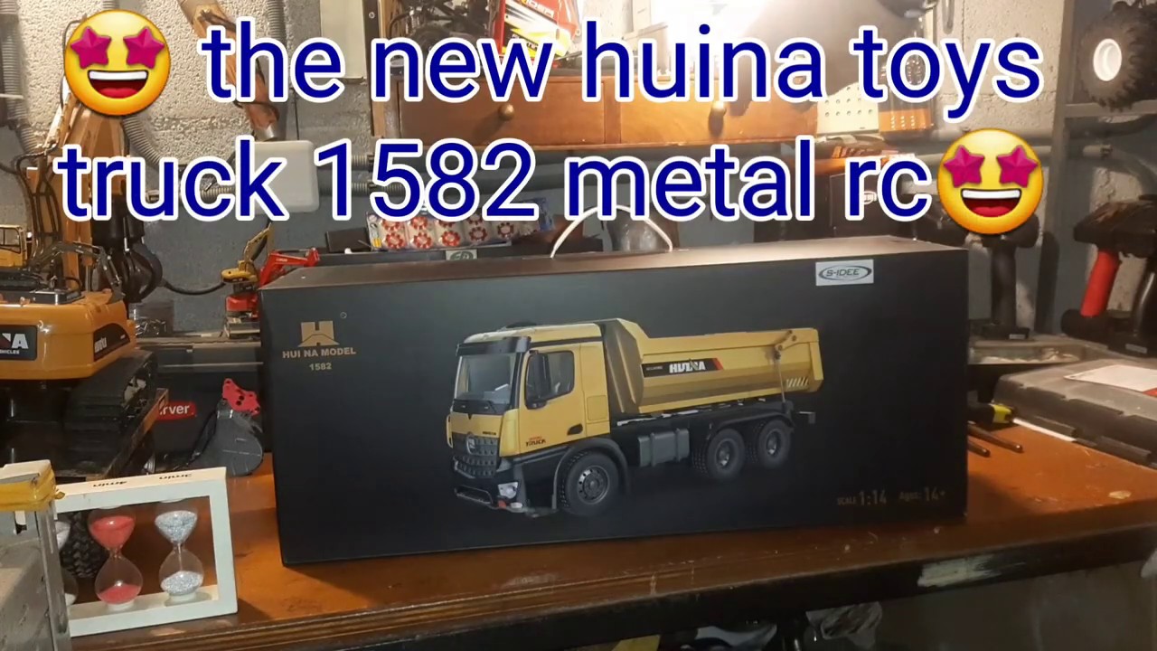 ‼new‼ Huina toys 1582 , full metal 1/14 rc truck . quick unboxing in ...