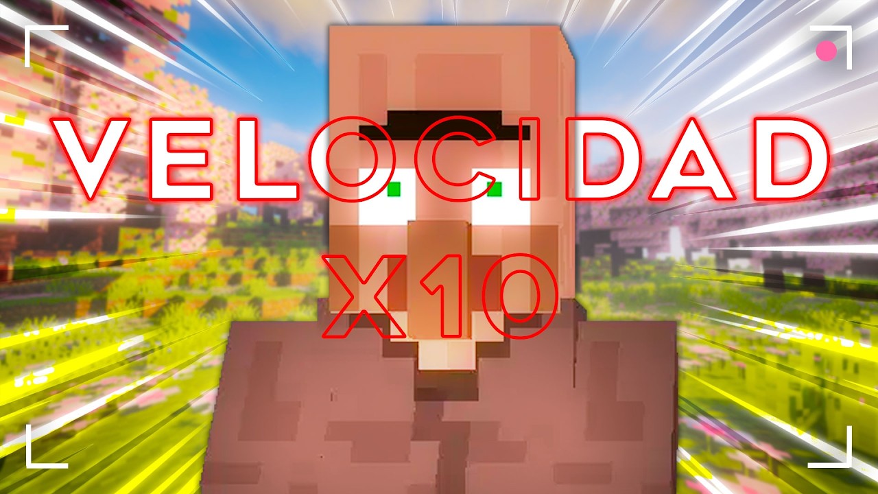 MINECRAFT VELOCIDAD X10 - YouTube