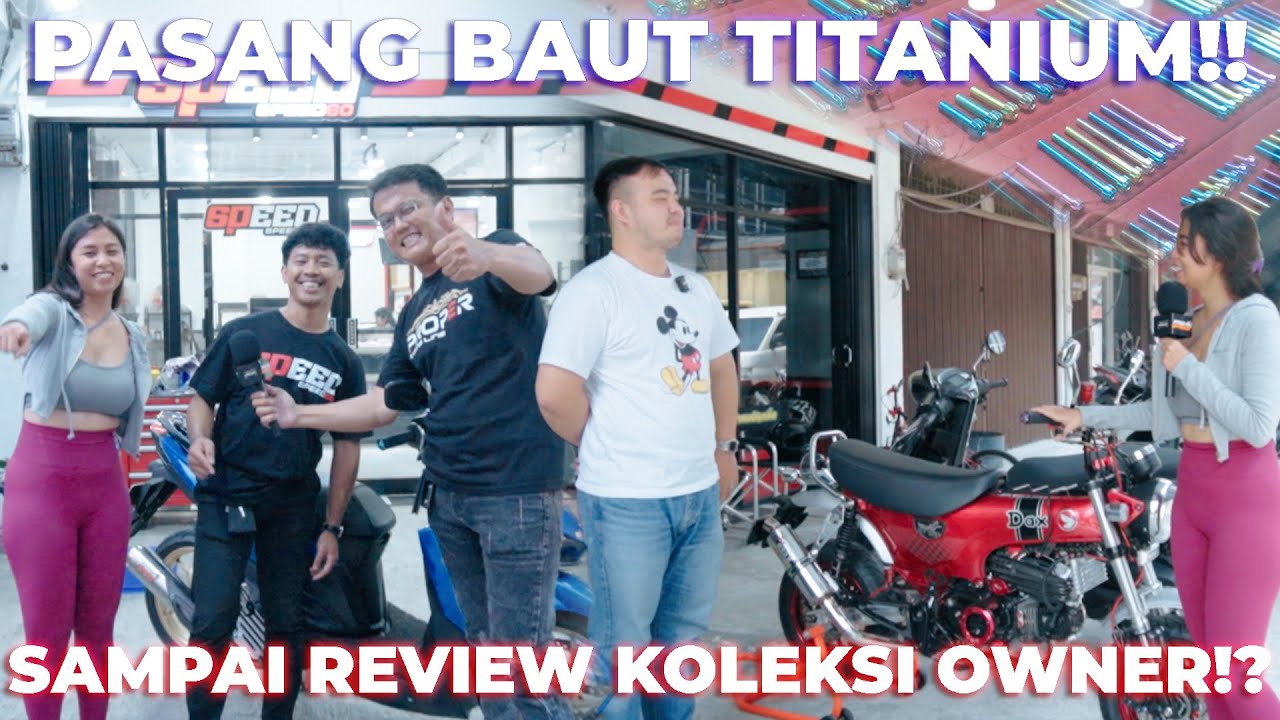 MASUK KE SURGA NYA BAUT TITANIUM | Project Modifikasi Baut Titan Honda Vario - YouTube