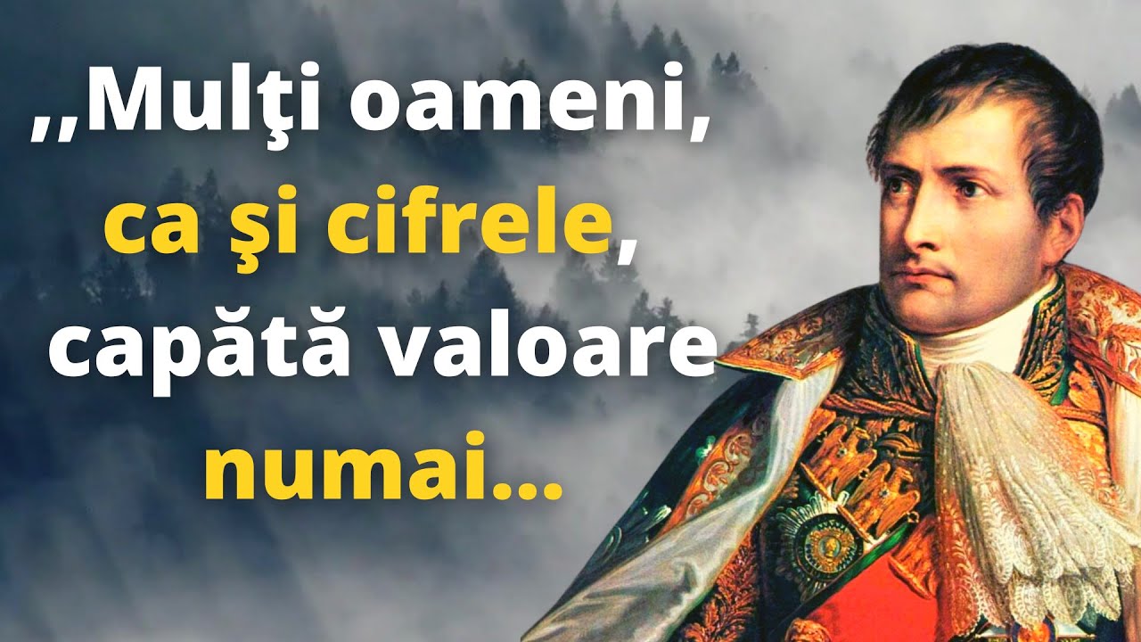 Napoleon Bonaparte: Citate Inspiraționale cu IMPACT - Citate despre ...