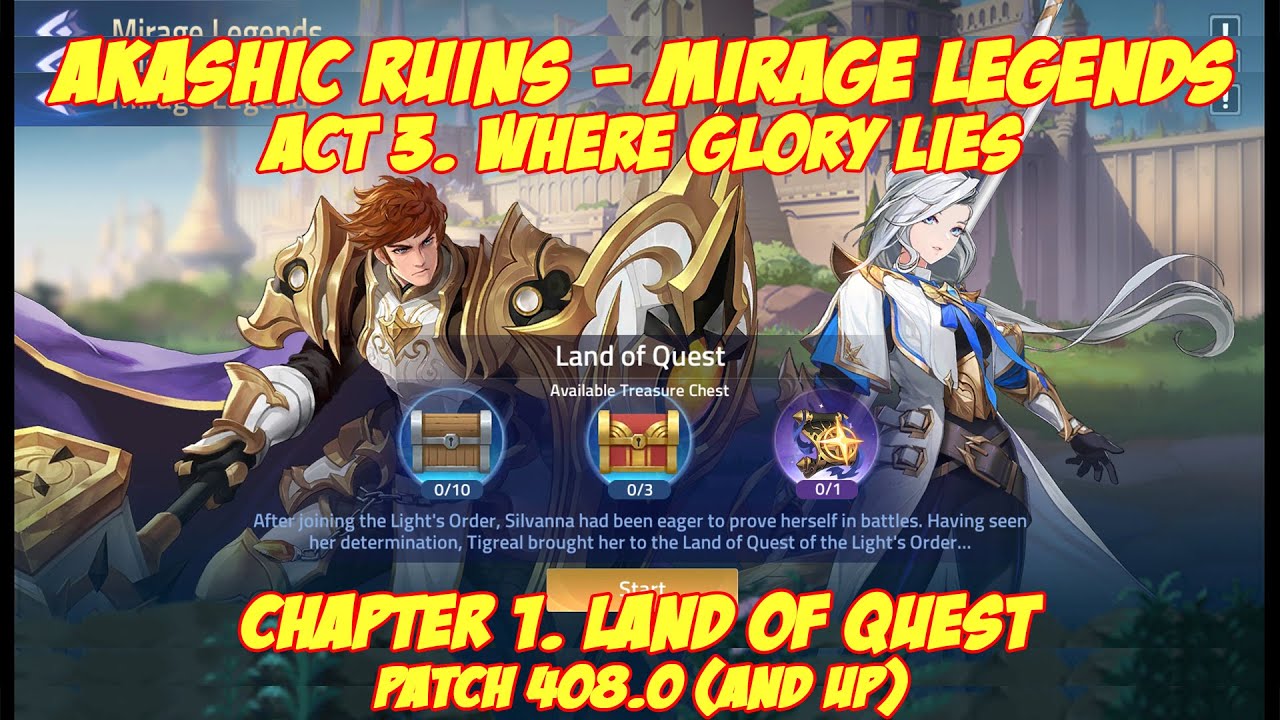 Mirage Legends Act 3 - Chapter 1. Land of Quest Walkthrough - YouTube