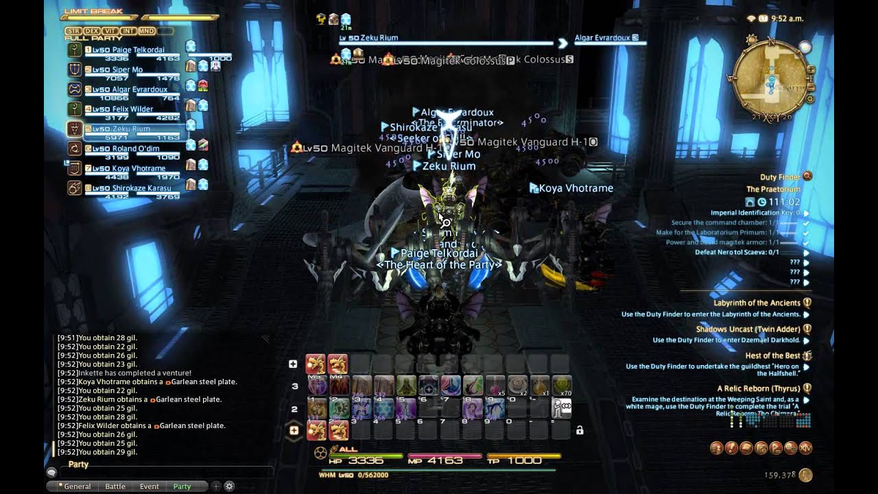 FFXIV - The Praetorium - YouTube