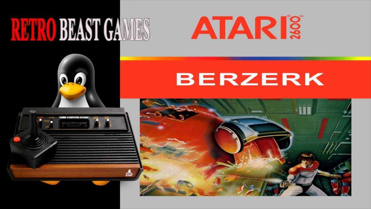Berzerk : Atari 2600 (Game Play And Nostalgia) - YouTube