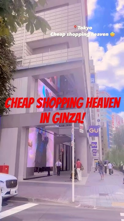 CHEAP Shopping heaven in Ginza! (Local's favorite) 🇯🇵 #tokyo #tokyoshopping #ginza - YouTube