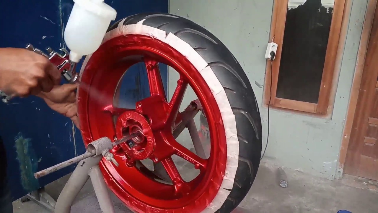 Cet Velg N-Max Red Candy Tone - YouTube