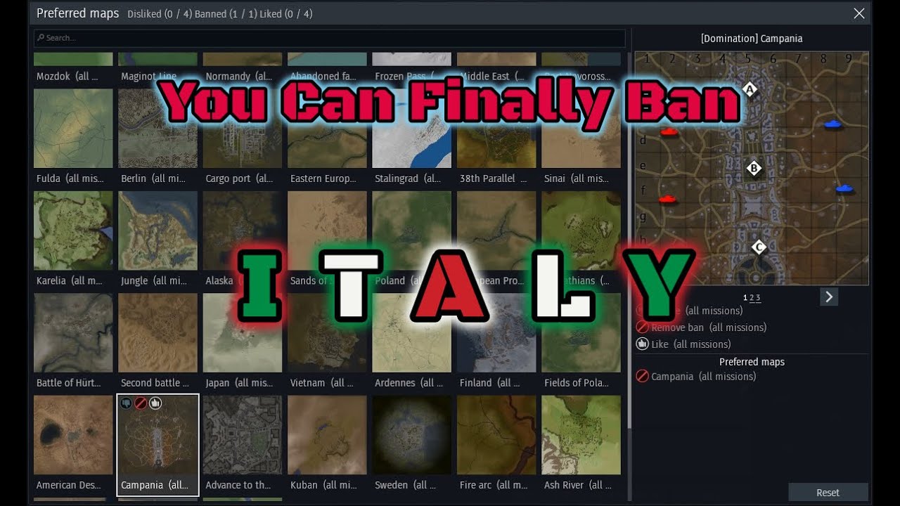 How To Ban Maps In War Thunder - Map Rotation Filter Explained - YouTube
