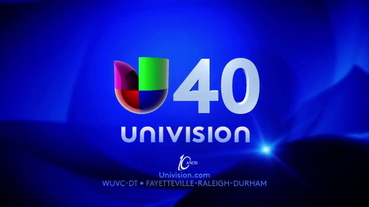 WUVC-DT Univision 40 North Carolina Station ID 10 Años 2013 - YouTube