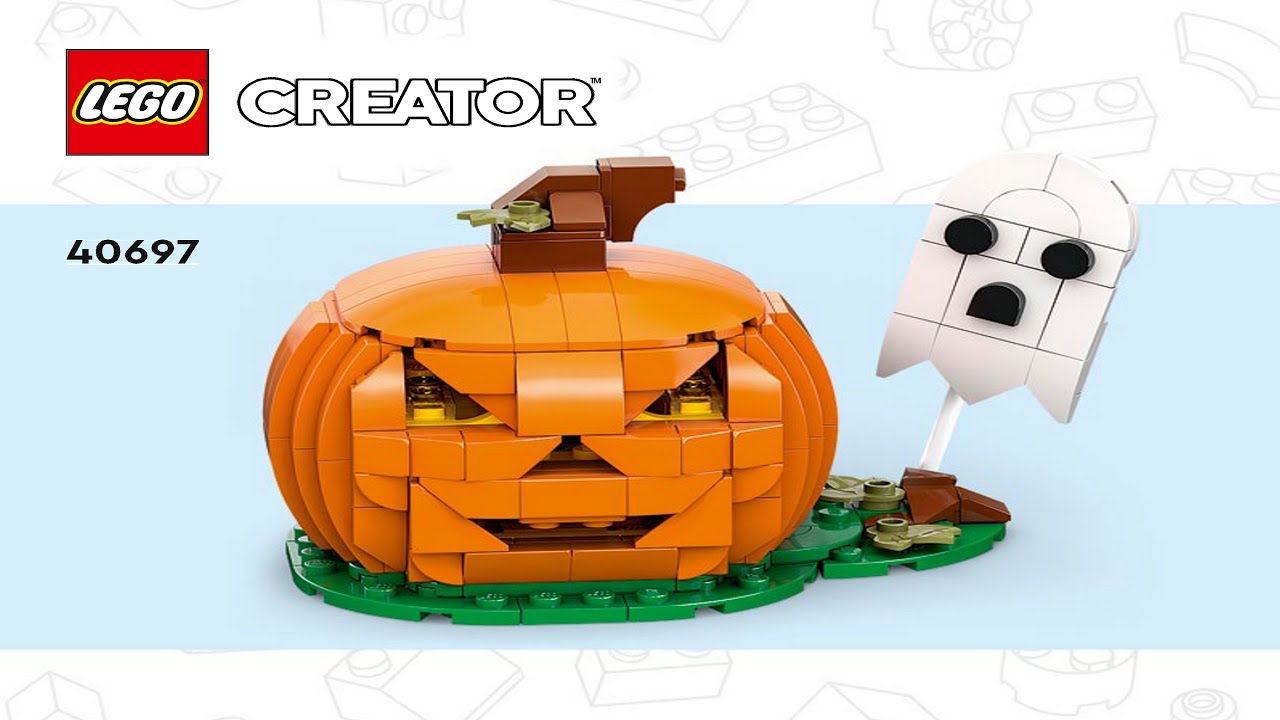 LEGO instructions - Creator - 40697 - Halloween Pumpkin - YouTube