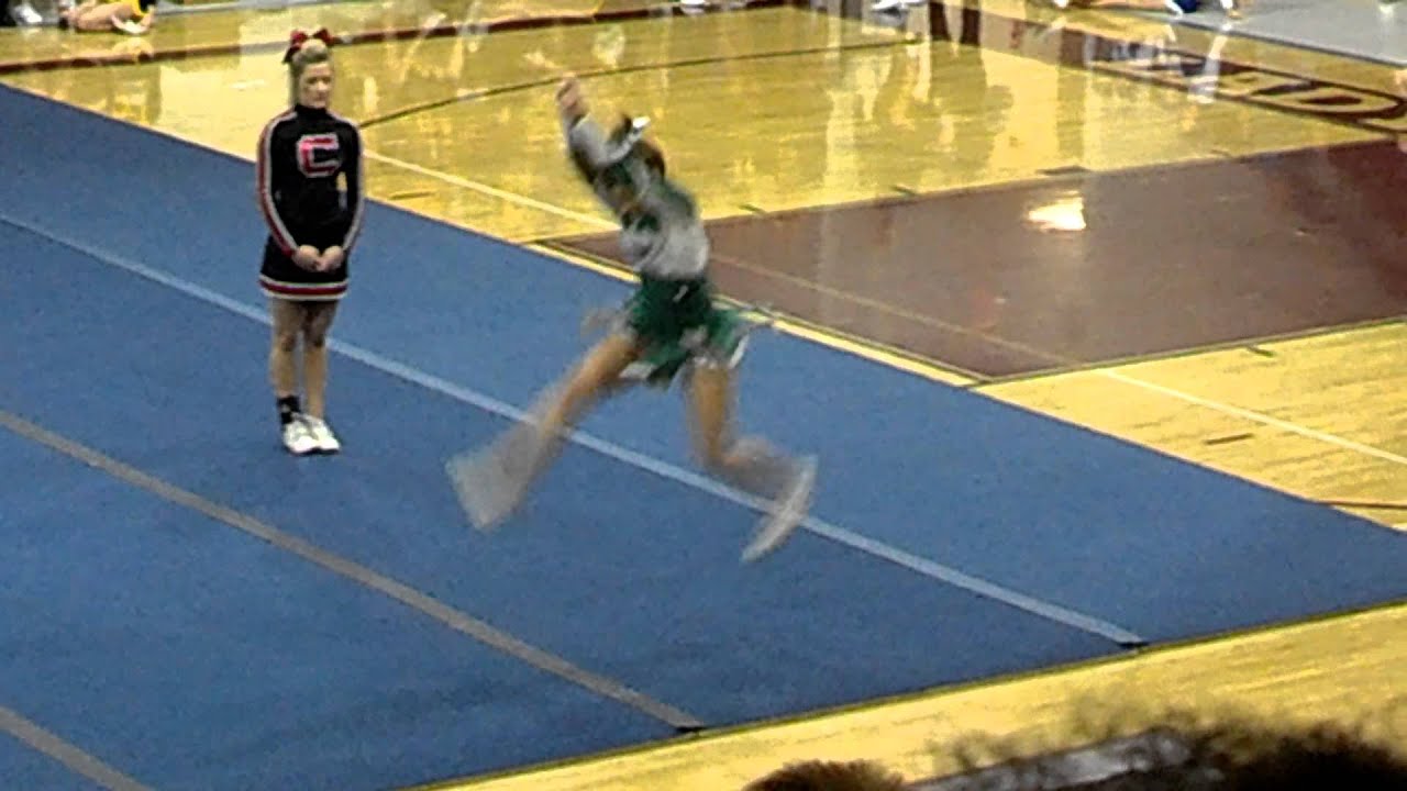 14 year old Freakin Amazing Awesome Cheer Jumps - YouTube