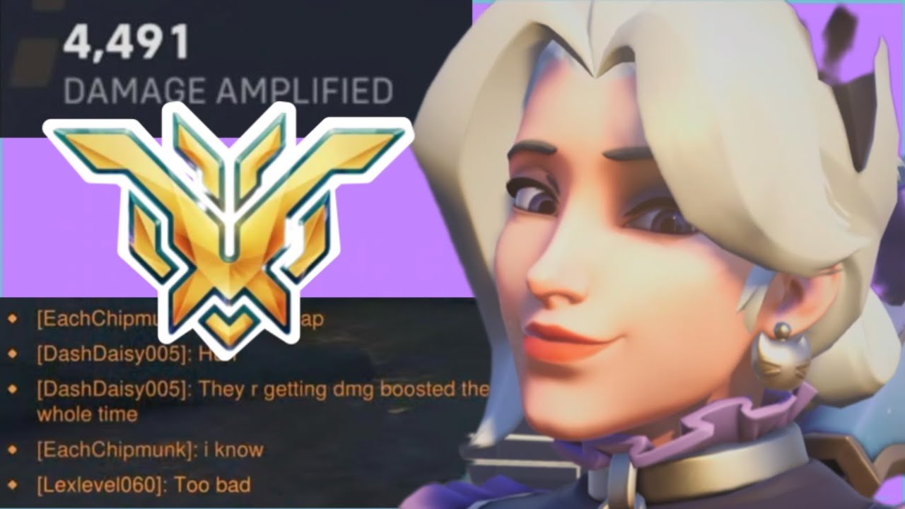 Poor Dps Wanted a Mercy 😂 + NEW Cat Mercy | T500 Console Mercy Main ...