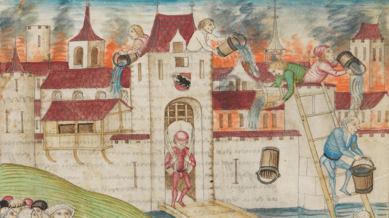 How I make a medieval fire cover (curfew) - YouTube