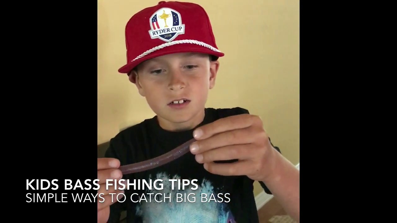 Kids bass fishing - Beginner fishing tips - YouTube