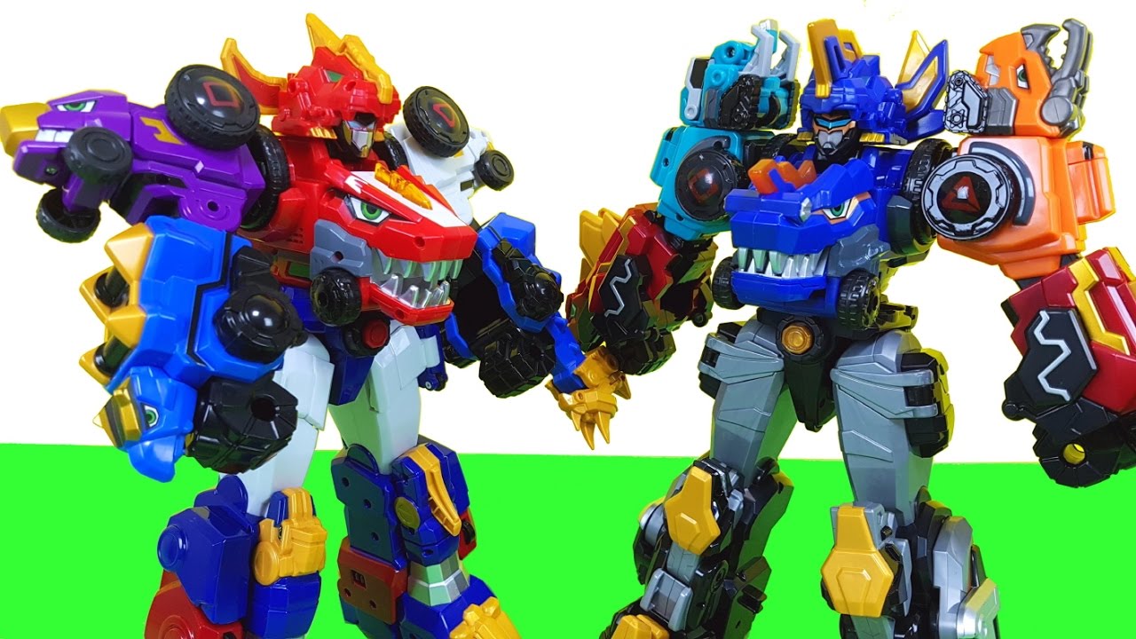 다이노코어 울트라 디세이버 케라토 울트라 디버스터 티라노 장난감 변신 합체 Dinocore robot Toys - YouTube