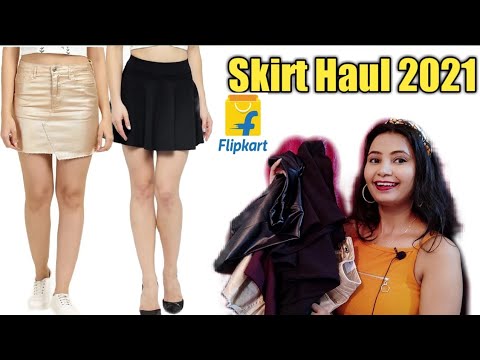 Flipkart Skirt Haul 2021 / starting Rs- 359 || @Fashionistanainasingh