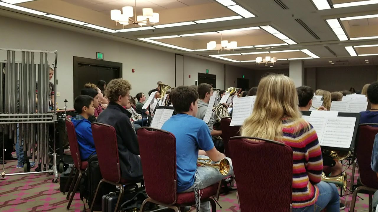All-State Middle School Band 2019 Warm Up--Day 2, 3rd Rehearsal Session ...