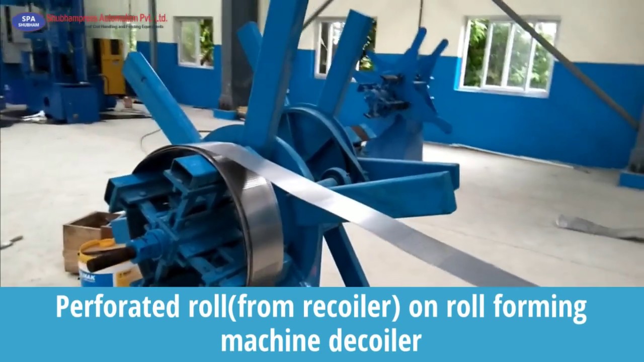 Automatic Perforation and Roll forming setup by Shubhampress Automation ...