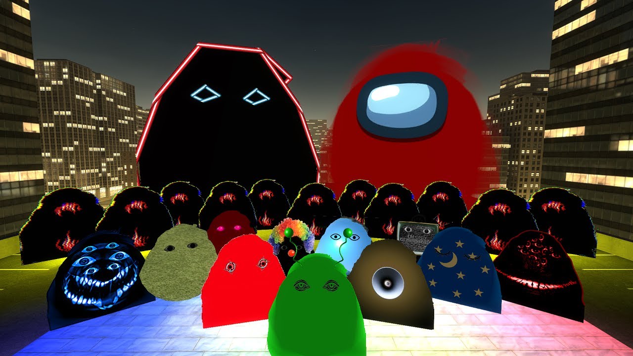 GIANT NEON AND SUS ANGRY MUNCI is After Me in GMod - Can I Escape the ...