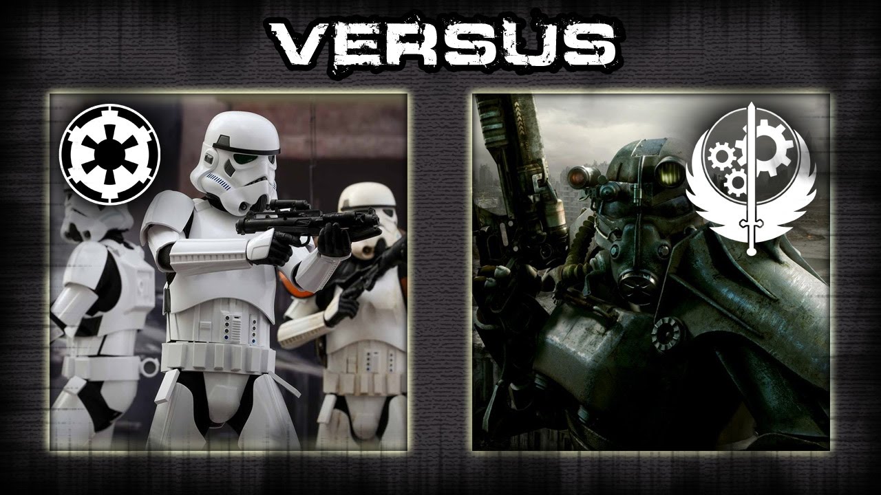 Imperial Stormtroopers vs. Brotherhood of Steel Paladins (Star Wars vs ...