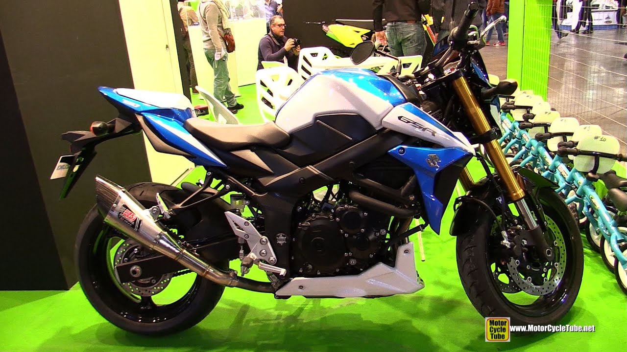 2015 Suzuki GSR-750 - Walkaround - 2014 EICMA Milan Motorcycle ...