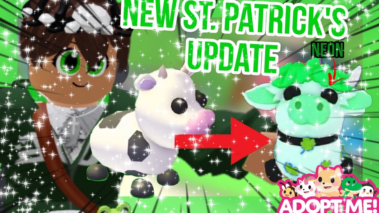 "NEW St. Patrick’s Day Update in Adopt Me! 🍀☘️ (New Pets & Items ...
