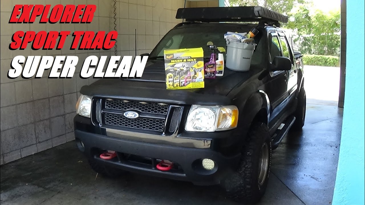 FORD EXPLORER SPORT TRAC ( SUPER CLEAN) WHEEL AND TIRE DETAIL FULL ...
