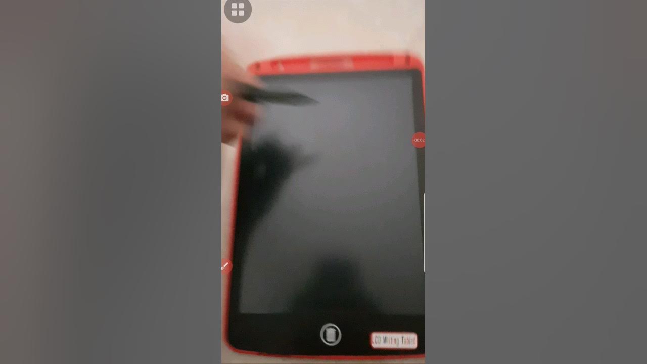 LCD writing tablet trick - YouTube