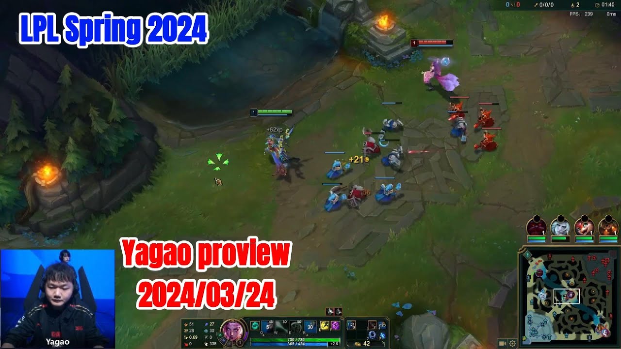 Yagao proview 2024/03/24 karma annie LPL spring | Yagao第一视角 - YouTube
