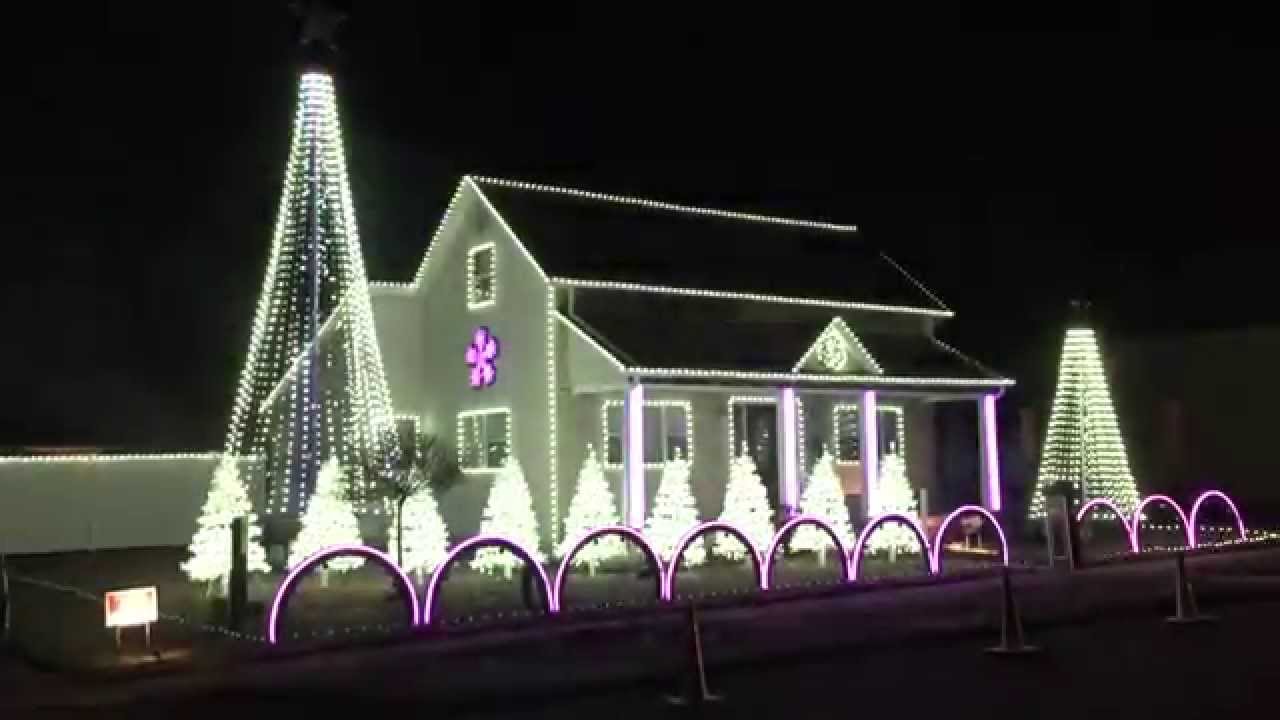 Fantasmic - Lights For Riley Christmas Light Display 2014 - YouTube