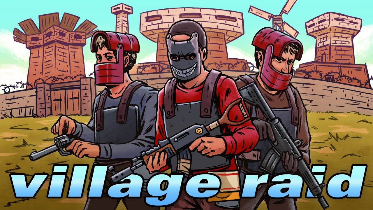 We Raided The Largest VILLAGE - RUST - YouTube