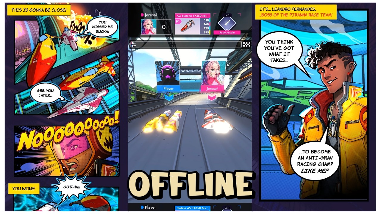 wipEout Merge (wipEout Rush) Gameplay – Futuristic Card-Based Racing on ...