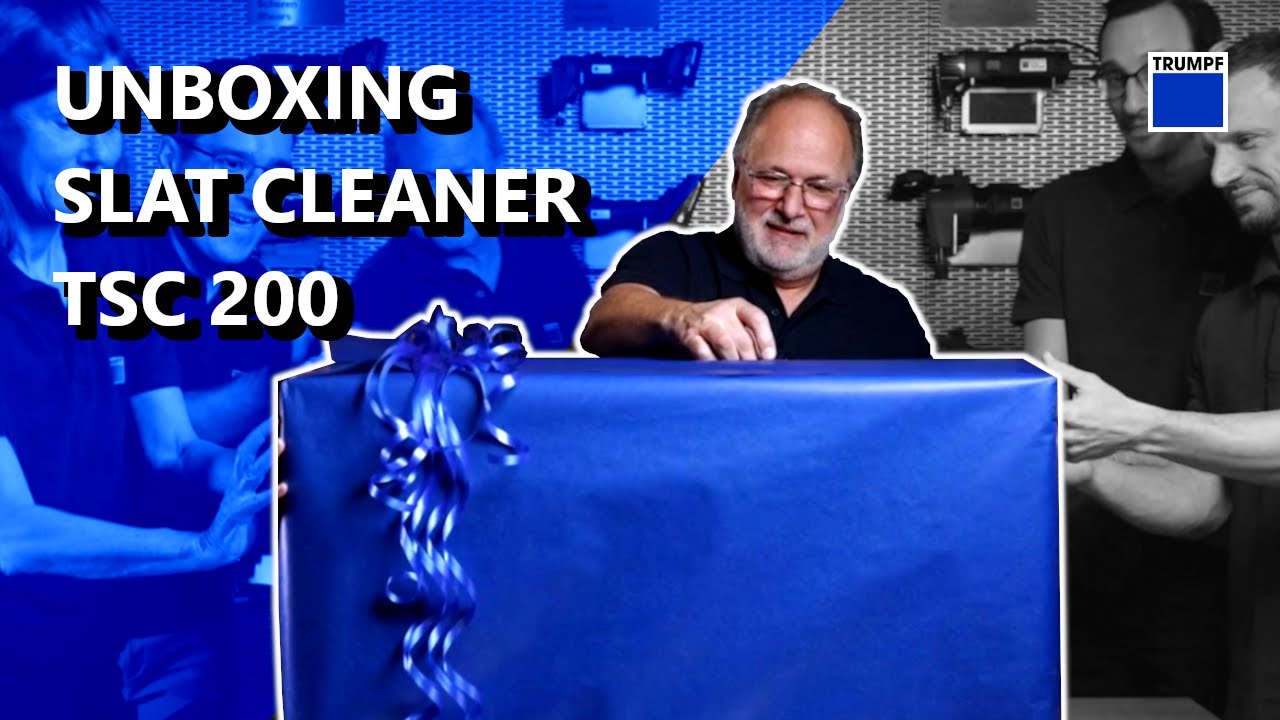 Unboxing Slat Cleaner TSC 200 - Bye tough laser slag - YouTube