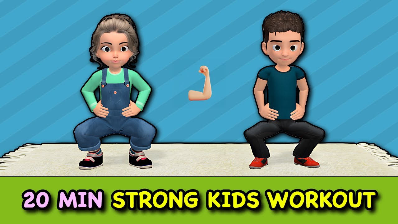 STRONG KIDS! 20 Min Strength & Movement Workout - YouTube