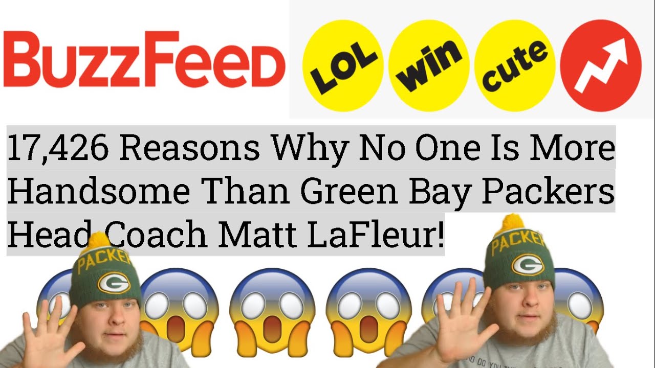 Matt LaFleur Is The Most Handsome Head Coach In The NFL & This Is Why ...