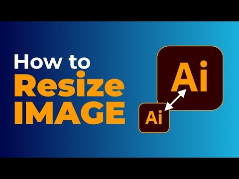 How to Resize Image in Illustrator - YouTube