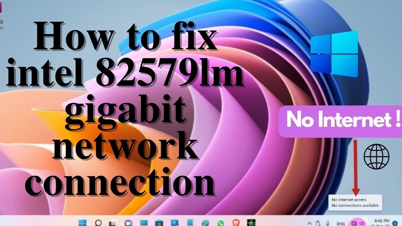 How To Fix Intel 82579lm Gigabit Network Connection No Internet How To Fix Intel 82579lm Gigabit Network Connection No Internet