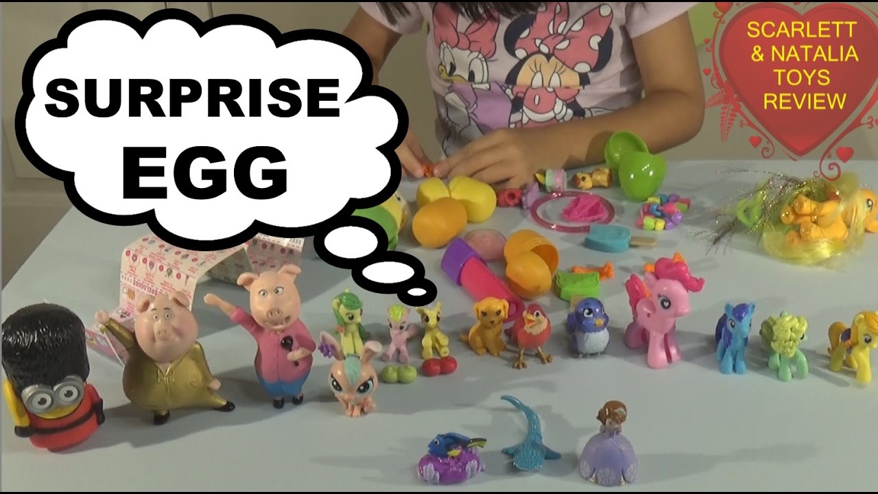 SURPRISE EGG - Lots of Toys - KINDER SURPRISE - My Little Pony - YouTube