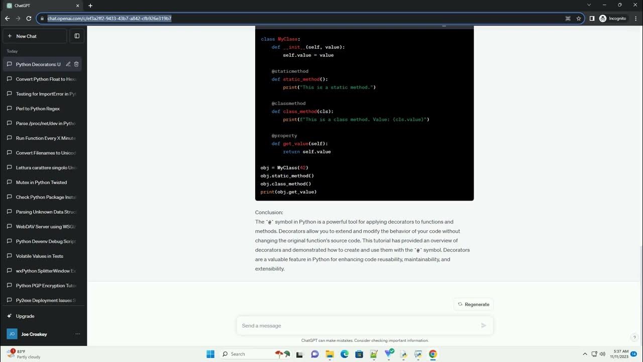 What does mean in Python - YouTube
