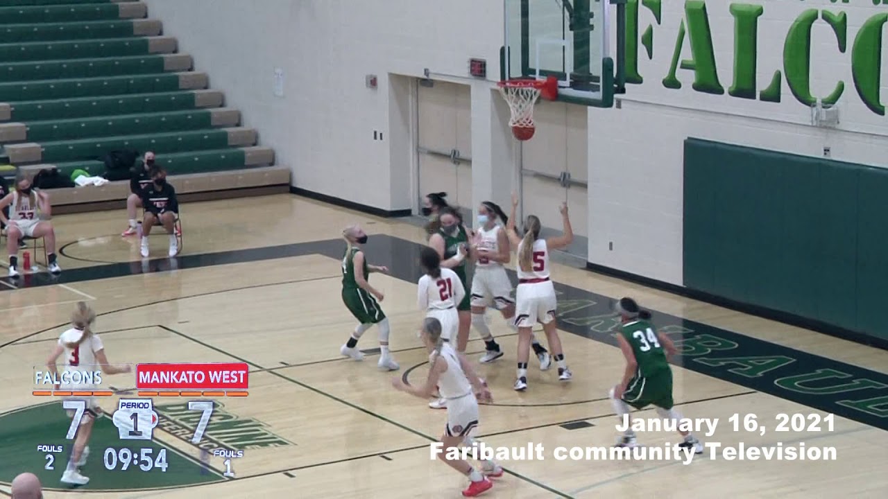 Faribault Falcons vs Mankato West Girls Basketball - YouTube
