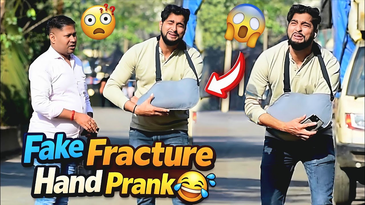 Fake Fracture Hand Prank 😅 | Prakash Peswani | - YouTube