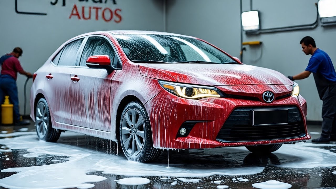 Toyota Corolla 2010 Full Wash & Detailing | Best Car Wash in Karachi ...