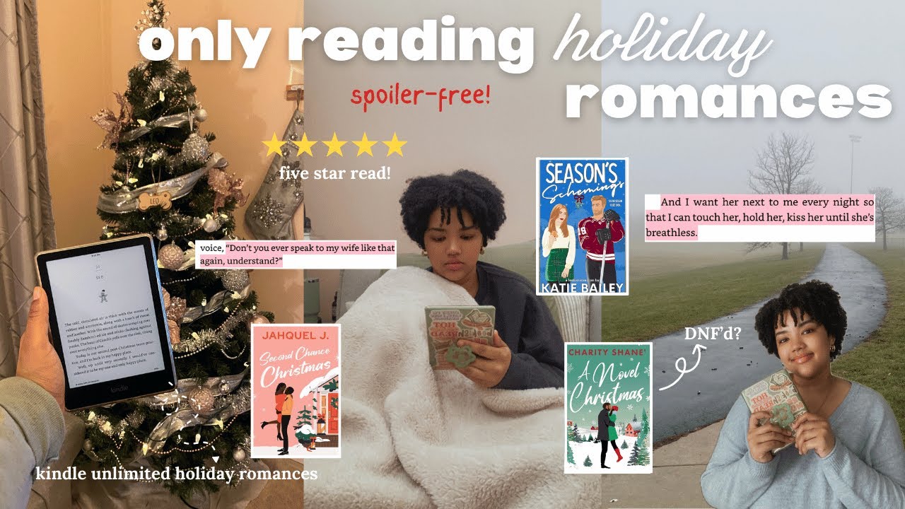 reading holiday romances for a week ️🧸🎄| DNF, 5 star read, chatty reading vlog - YouTube
